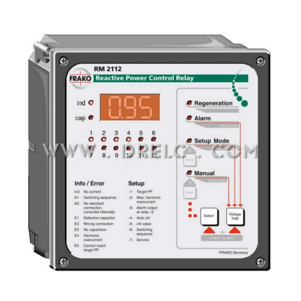 رگولاتور خازنی 12 پله فراکو FRAKO RM2112 - صنعت و بازرگانی ریحانی ...